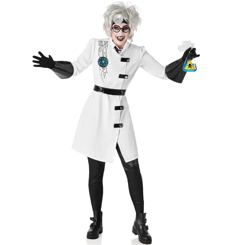 Costume Scienziata Pazza Donna Più Terrificante Di Halloween