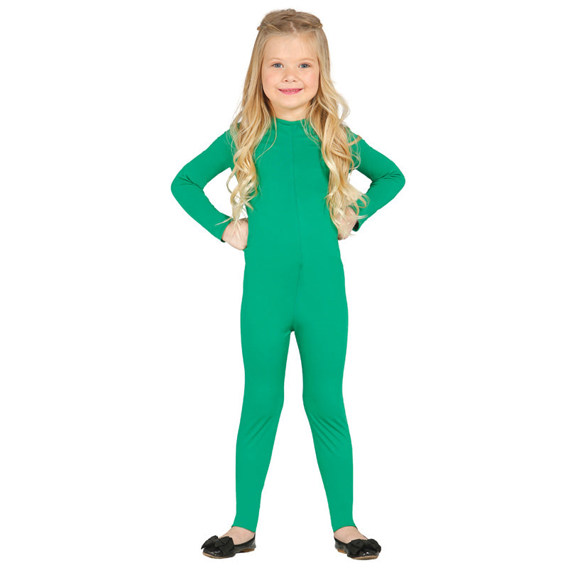 Costume Body spandex verde bambina | Acquistare online