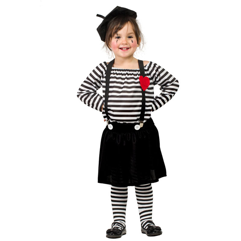 Costume Clown Mimo bambina | Acquistare online