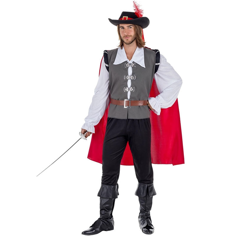 Costume Moschettiere con mantello uomo ? Acquistare online