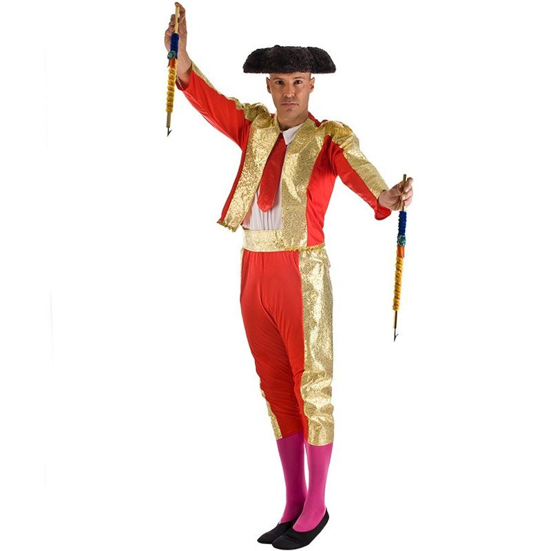 Costume Torero rosso e oro per uomo | Acquistare online