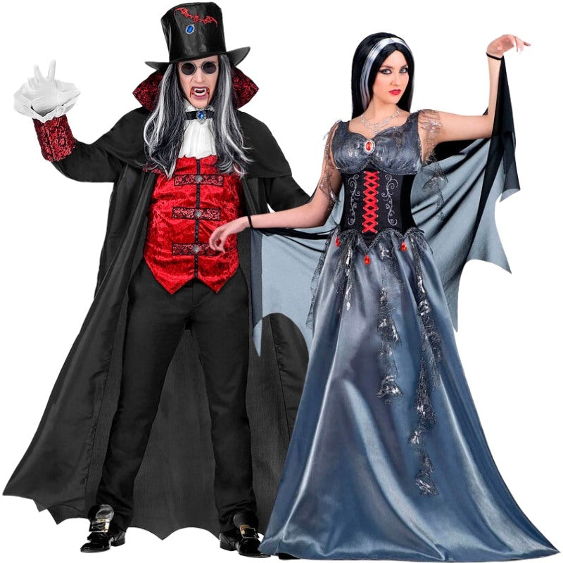 Vestiti di Carnevale di coppia Lord Ruthven e Lady Dimitrescu online