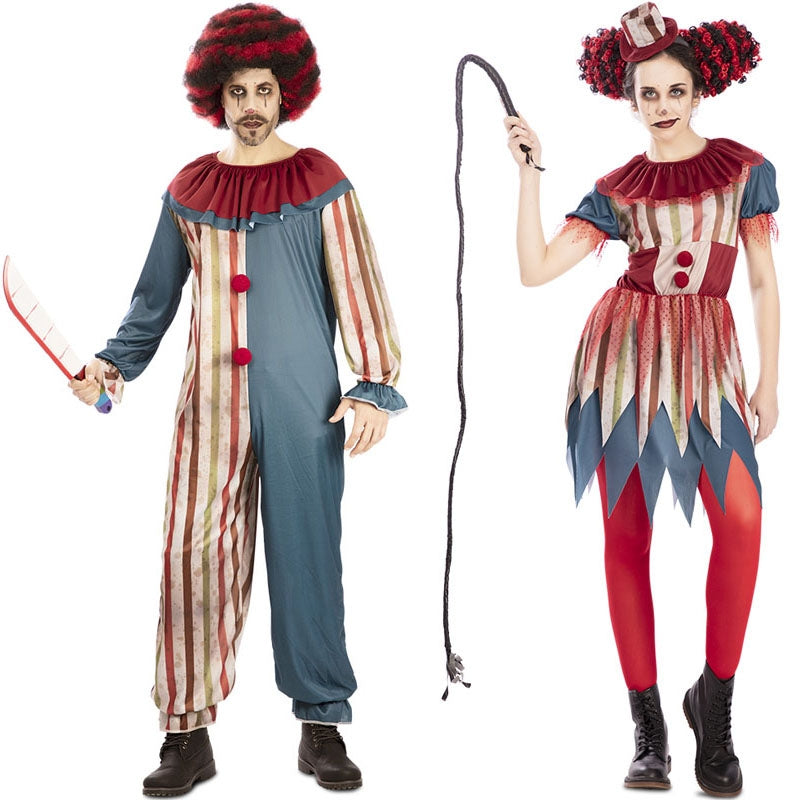 Costume di coppia Pagliacci del Circo degli Orrori per adulti