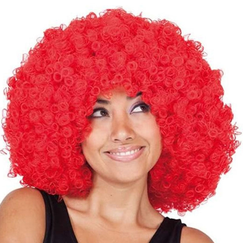Parrucca afro rossa | Accessori e costumi di Carnevale online
